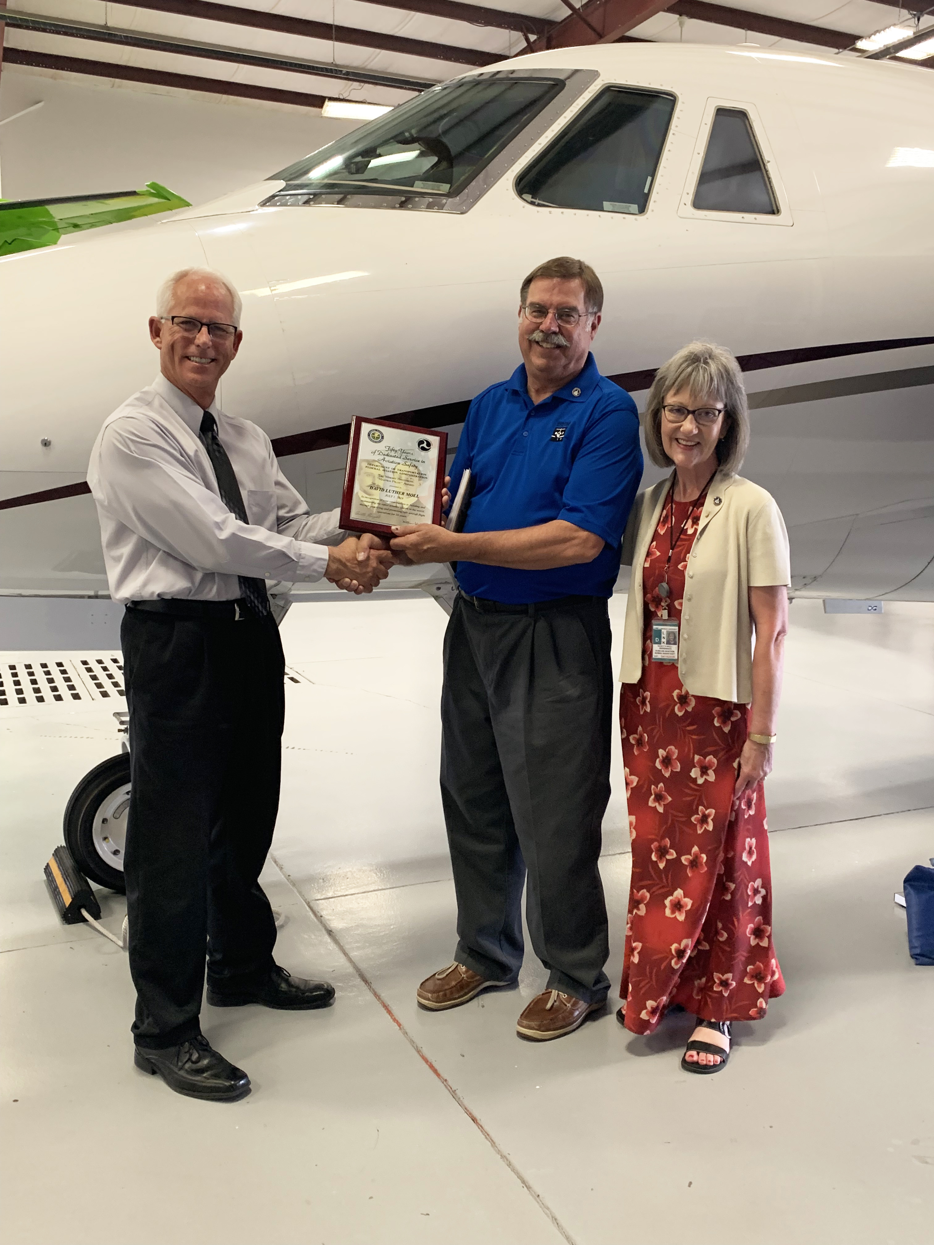 Duncan Aviation’s David Moll Receives FAA Wright Brothers Master Pilot ...