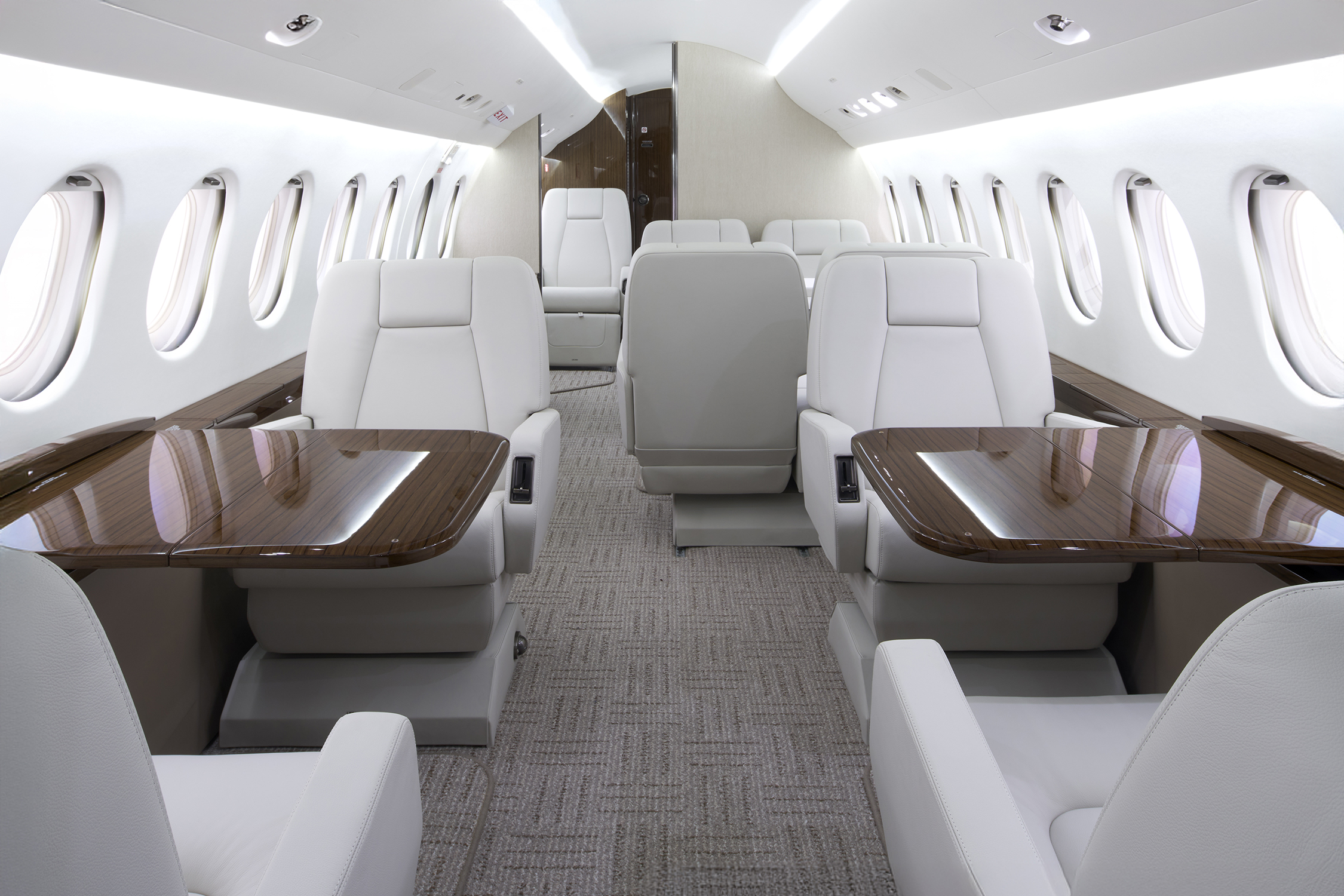 A Modern and Inviting Transformation: Inside a Recent Falcon 900B ...